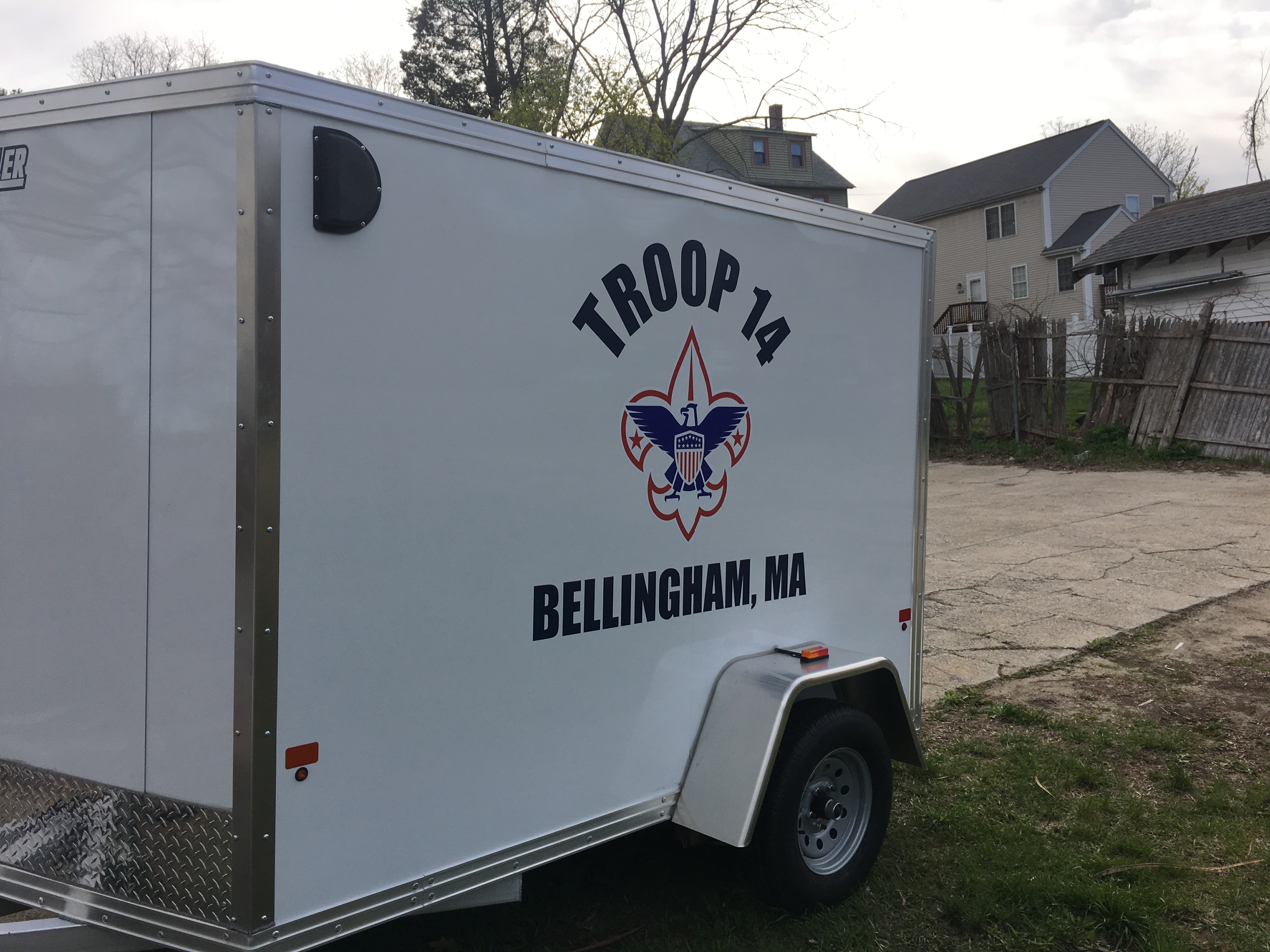 Troop Trailer with Logo | Bellingham Boy Scout Troop 14